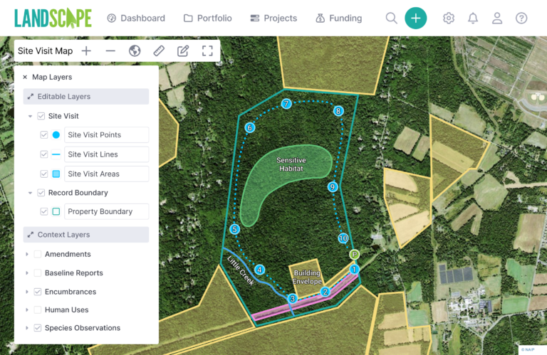 Features | Landscape Land Conservation Software